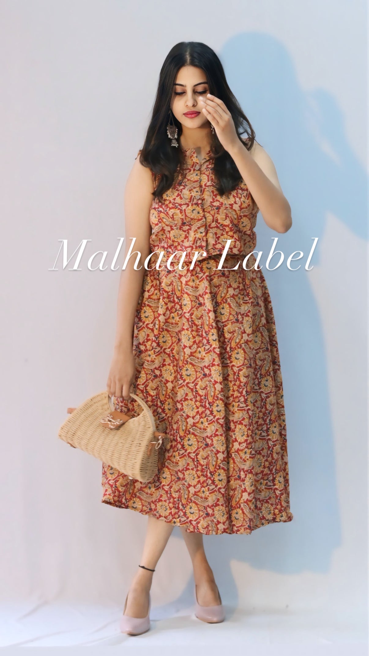 Martha kalamkari skirt and Top Co ords – Malhaar Label